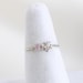 Ria Ring, Dainty, Delicate, Butterfly Ring, Pink Stone, Marquise Stones, Trendy Rings, for Her ...