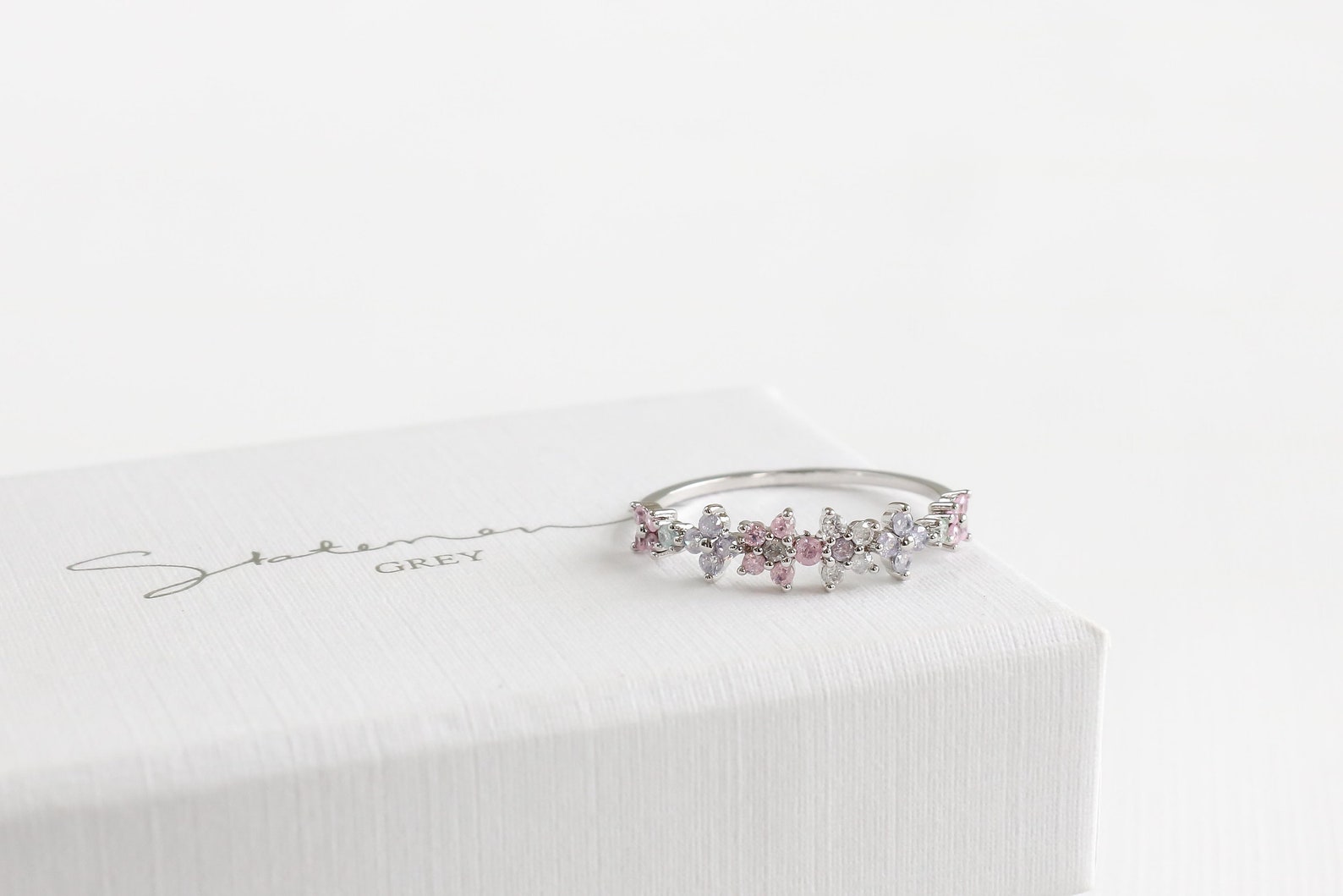 Cassia Flower Blossom Ring, Floral Bouquet Ring, Friendship Ring ...
