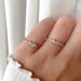 Ria Ring, Dainty, Delicate, Butterfly Ring, Pink Stone, Marquise Stones, Trendy Rings, for Her ...