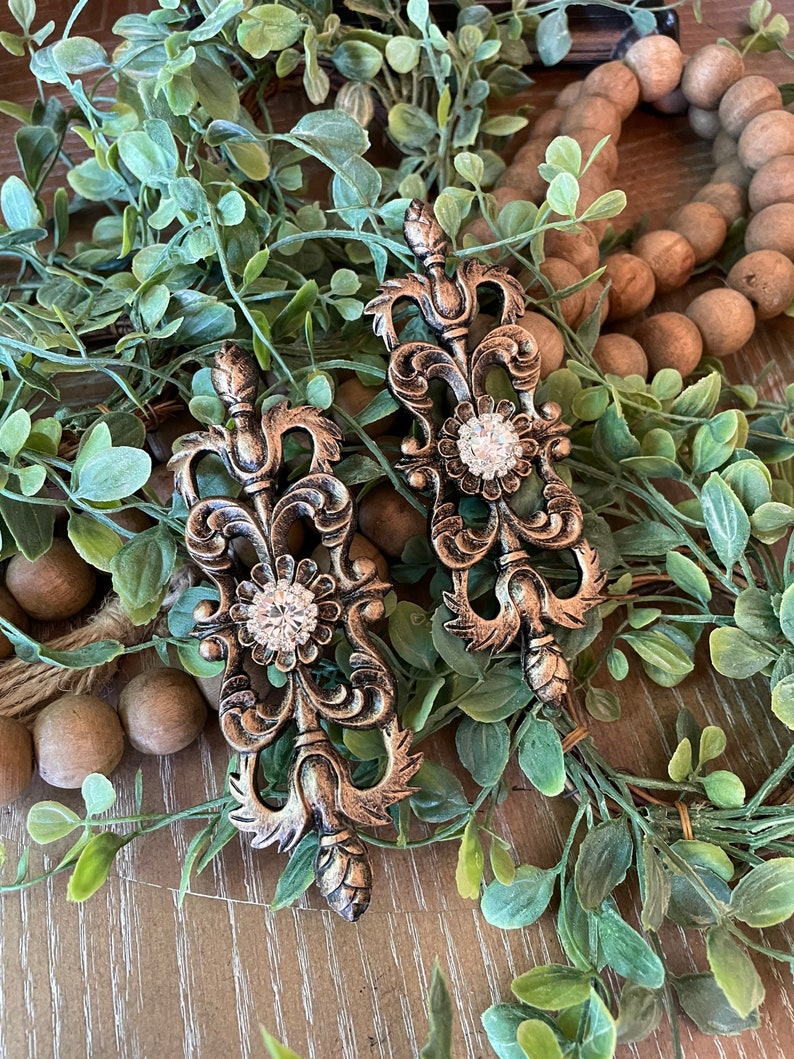 Best Seller Set of 2 Ornate Candle Pins - Etsy