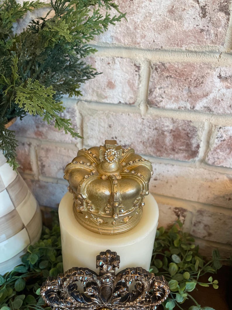 Tabletop Crown or Crown Candle Topper - Etsy