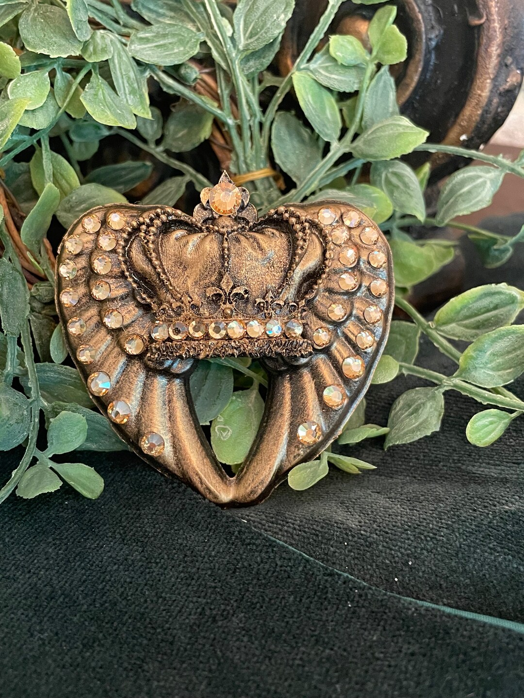 Wing Crown Candle Pin - Etsy