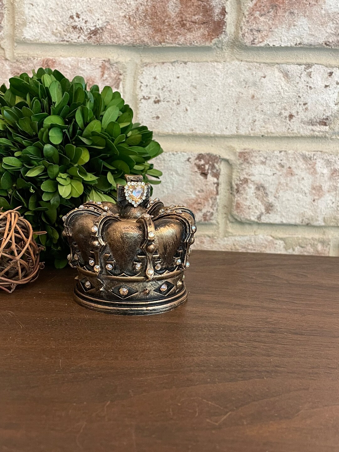 Tabletop Crown or Crown Candle Topper - Etsy
