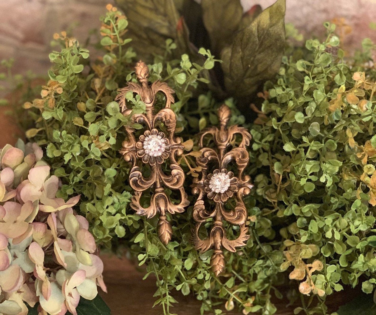 Best Seller Set of 2 Ornate Candle Pins - Etsy