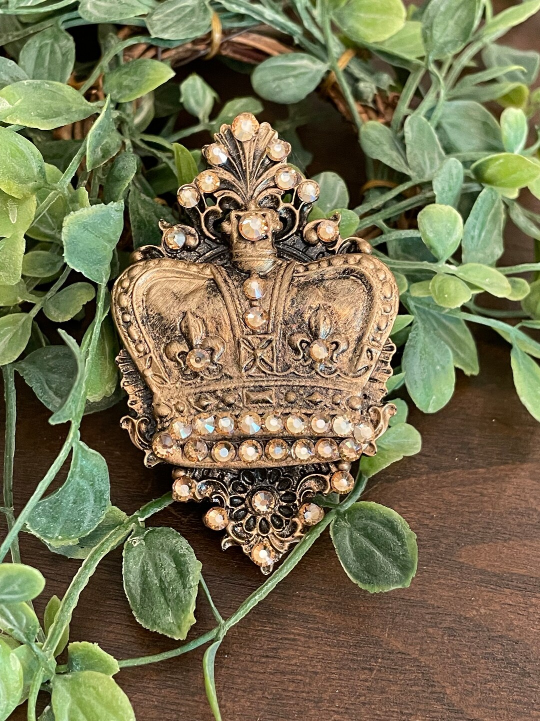 Ornate Scroll Medallion Candle Pin Flourish Candle Pins Candle Accents ...