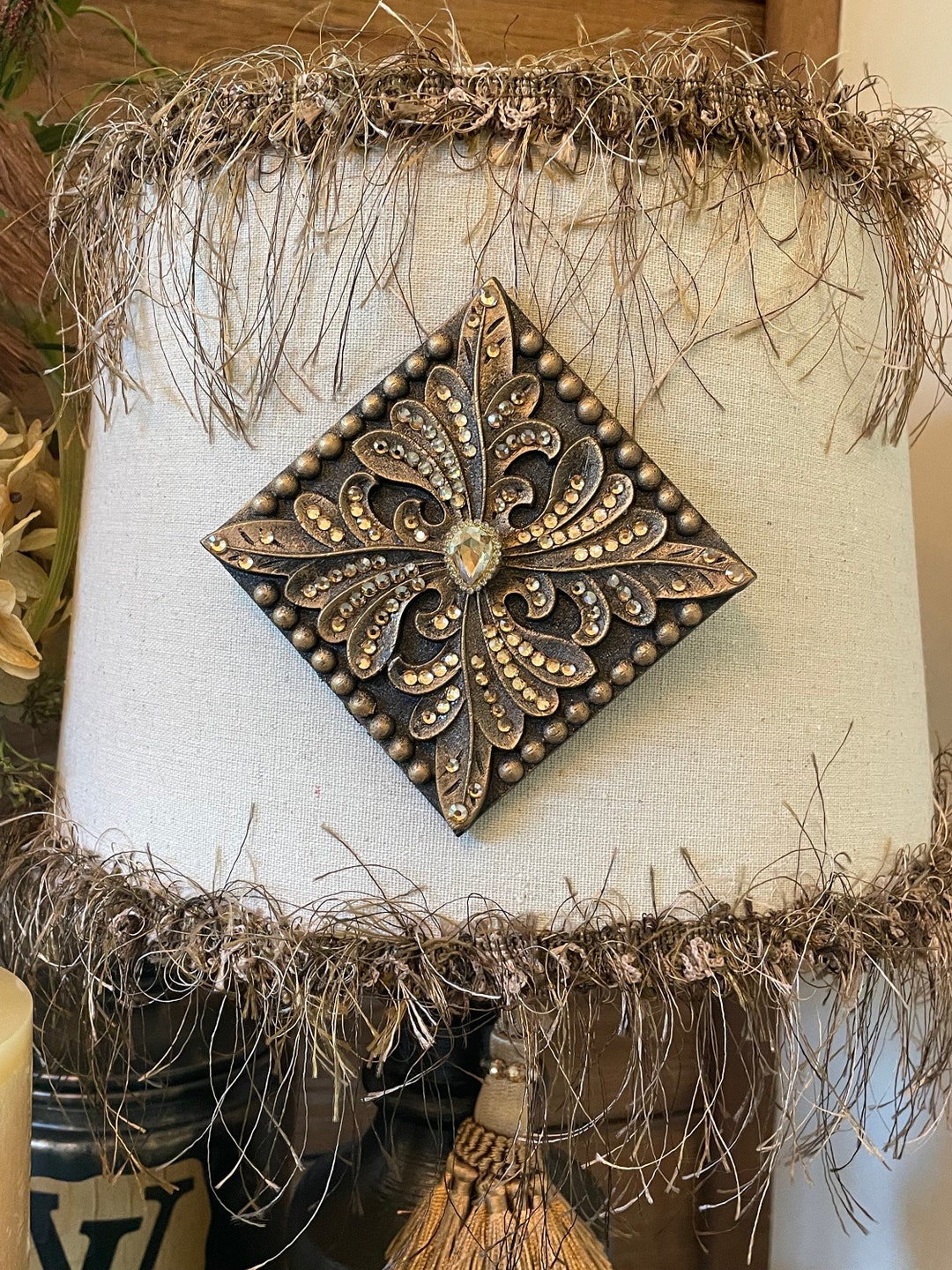 Ornate Magnetic Shade Enhancer Diamond Shape - Etsy