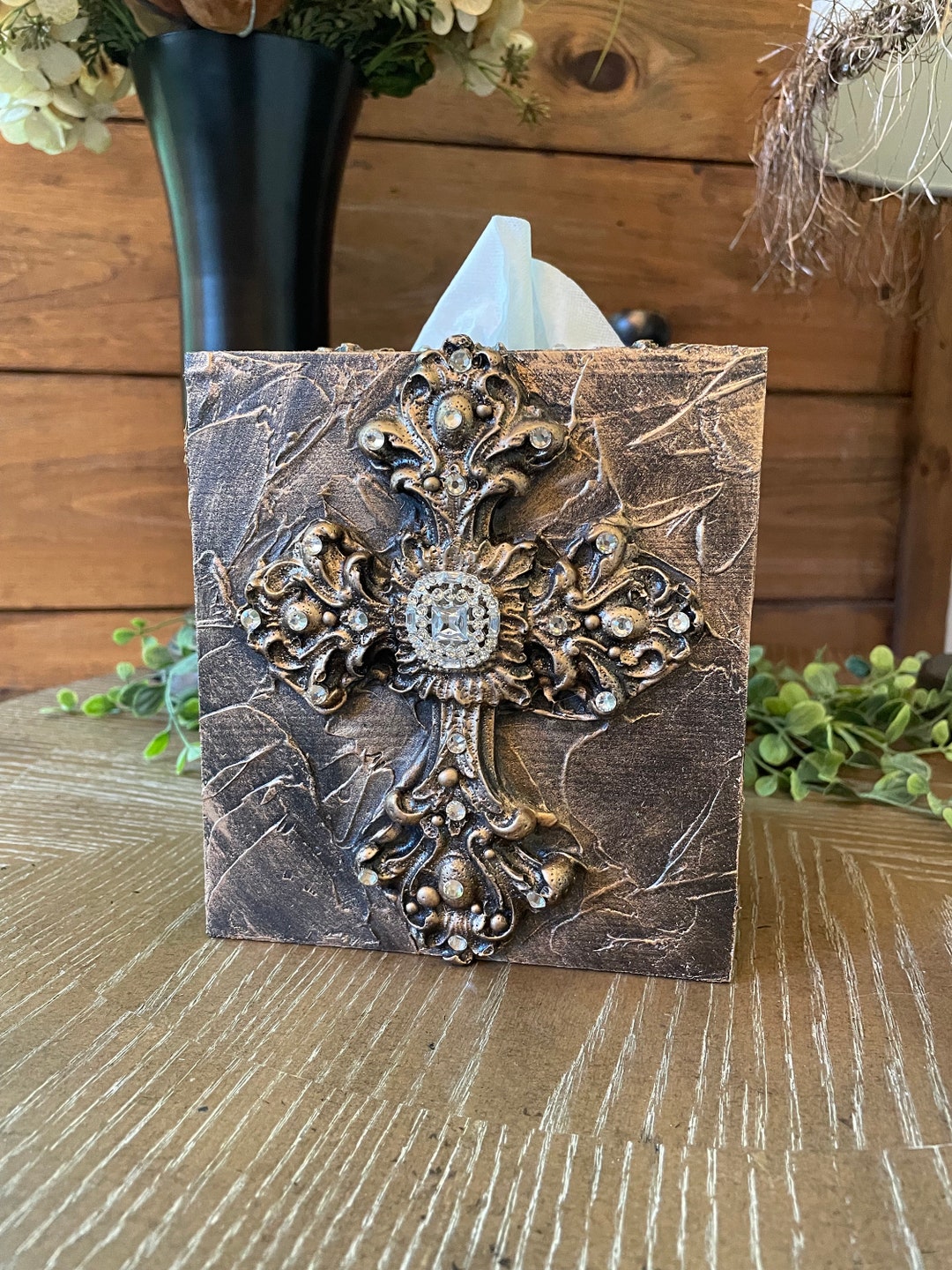 Tissue Box Cover ... Cross Tissue Box Cover ... Wooden Tissue Box ...