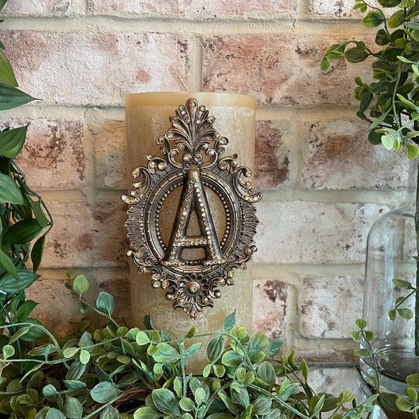 Monogram Candle - Etsy