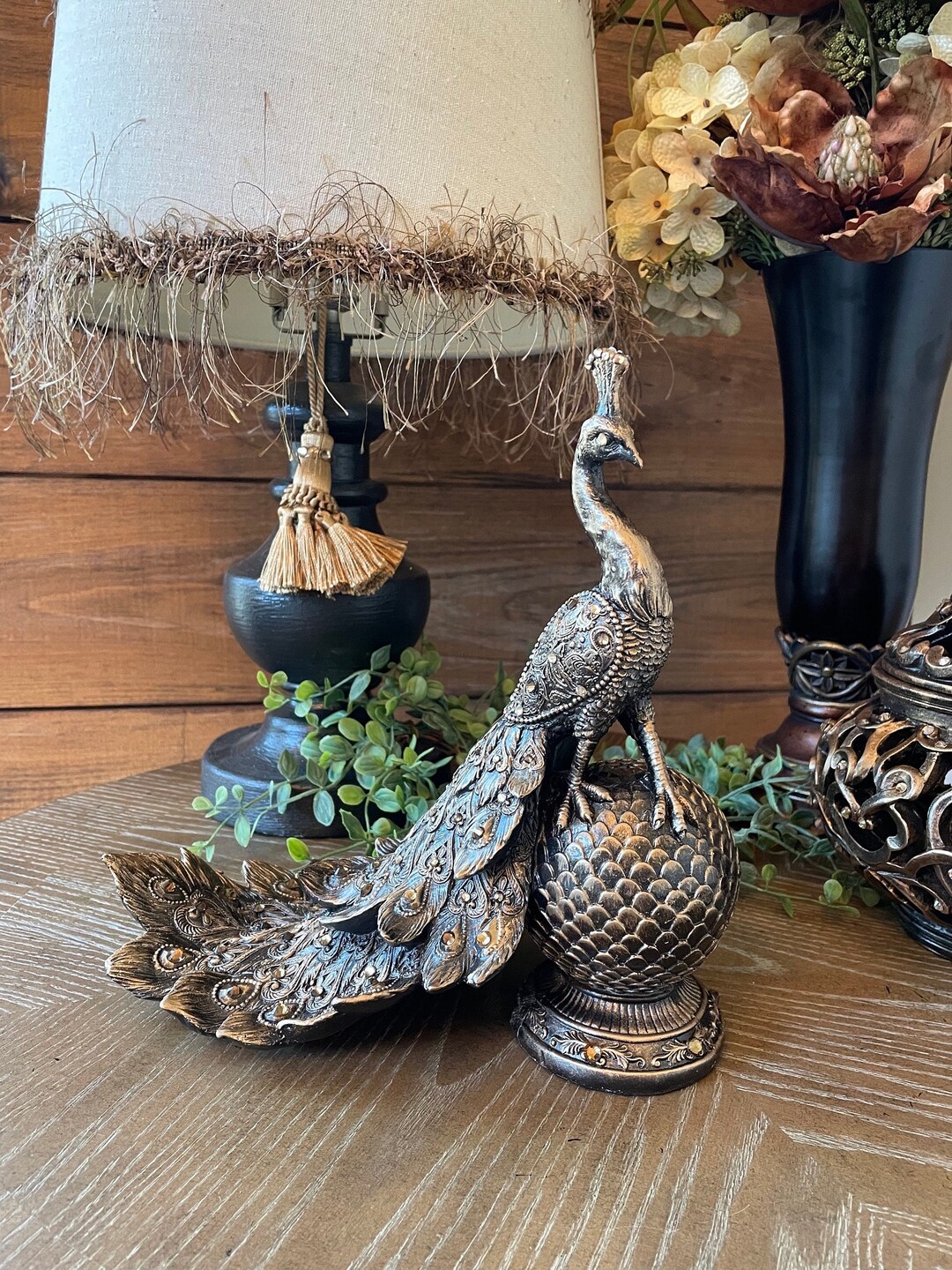 Peacock Statue - Etsy