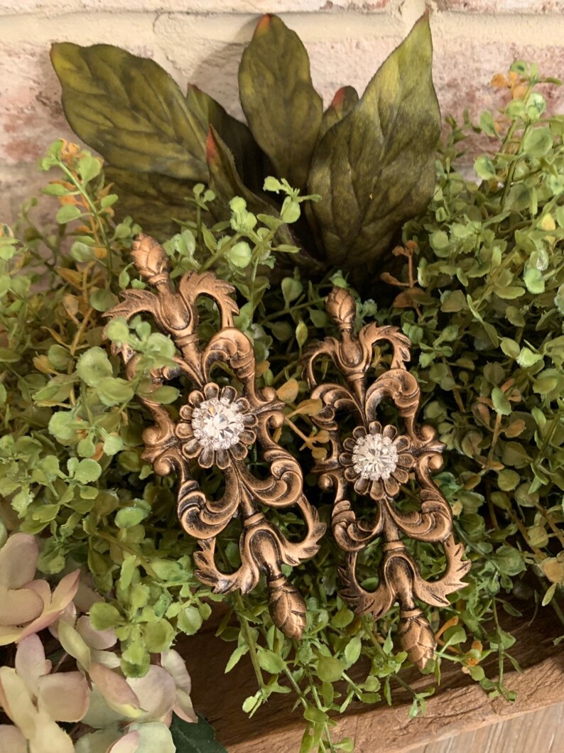 Best Seller Set of 2 Ornate Candle Pins - Etsy