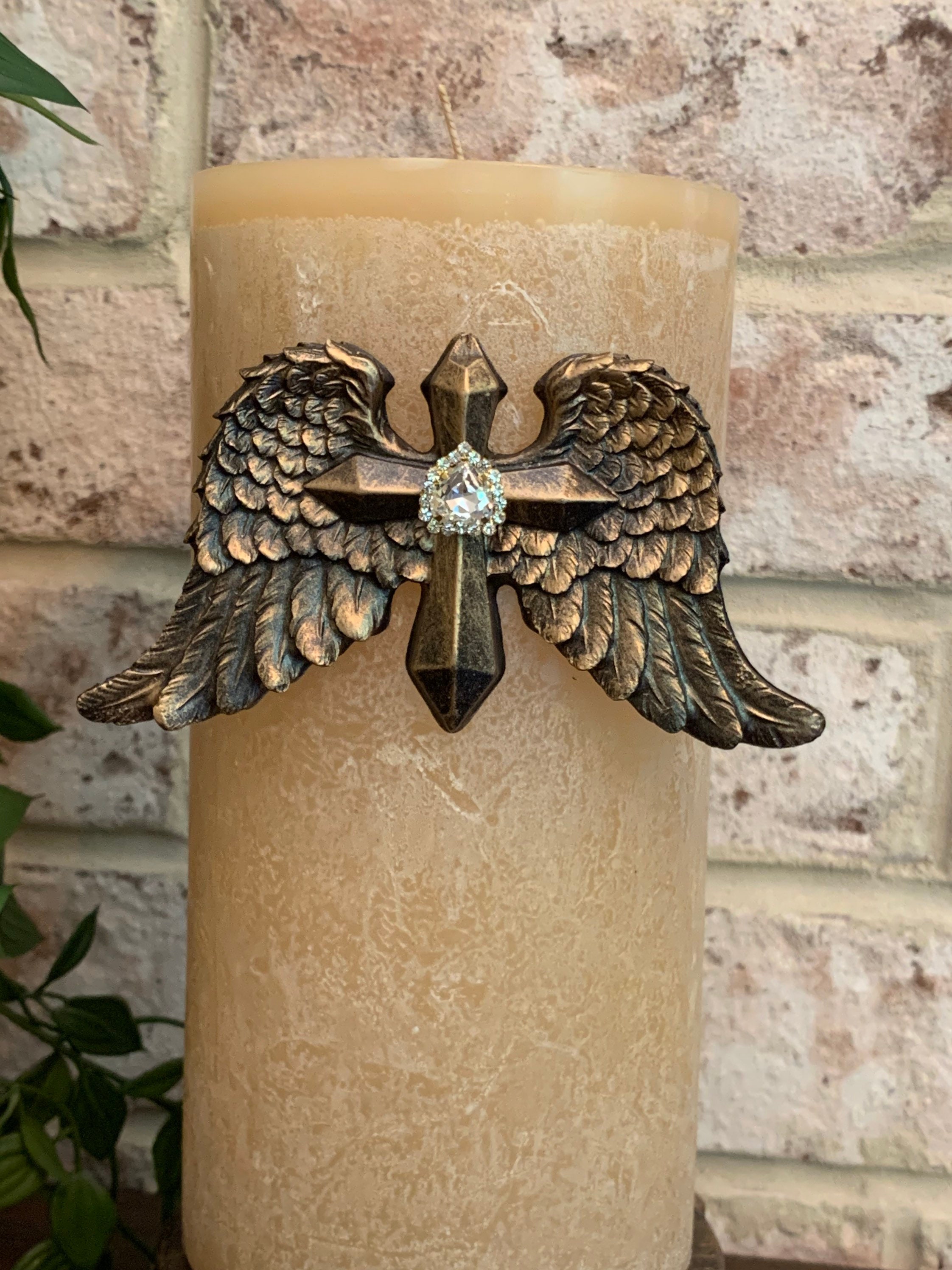 Angel Wings Candle Pin Angel Wings | Etsy