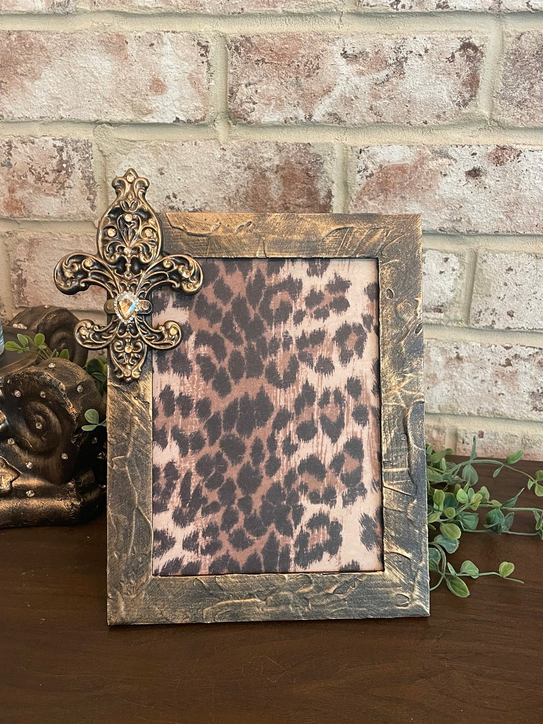 Embellished Frame 5x7 Photo Frame Decorative Frame Fleur De Lis Frame ...