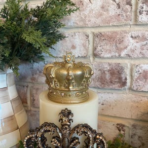 Tabletop Crown or Crown Candle Topper - Etsy