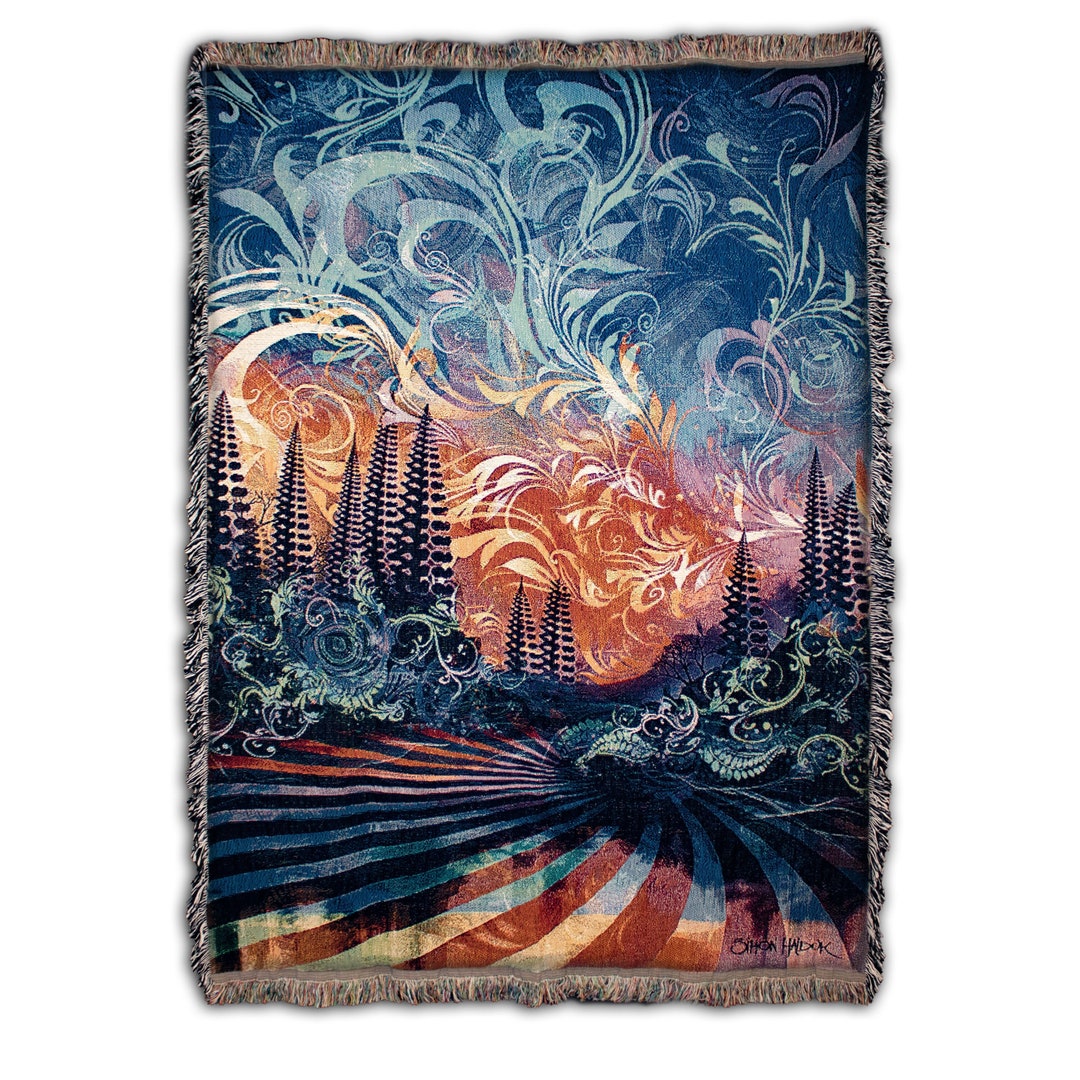 Agostina Sky Blanket Sunset Visionary Art - Etsy