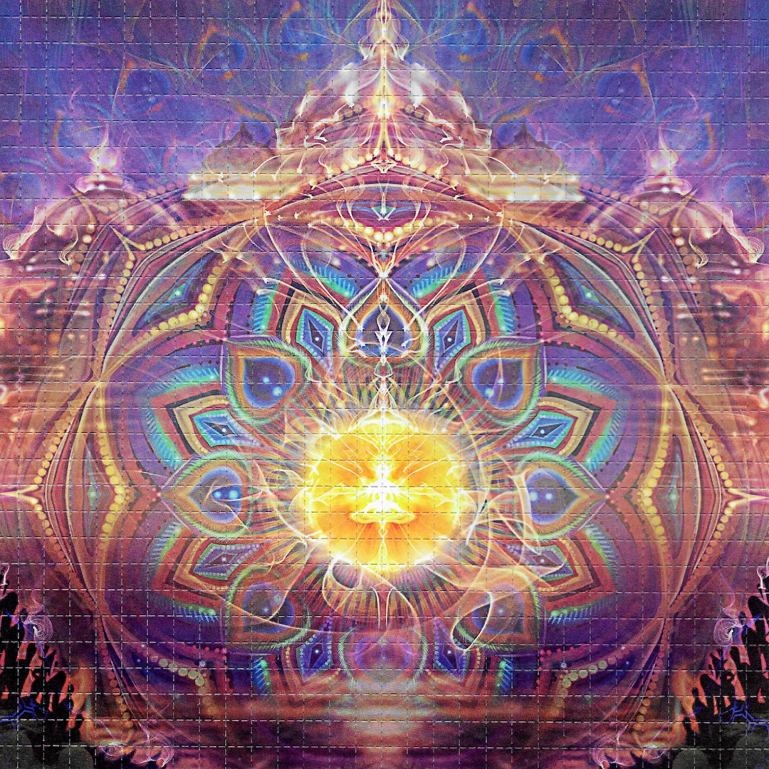 Return to Source - Blotter Art Print - Psychedelic Visionary - Etsy