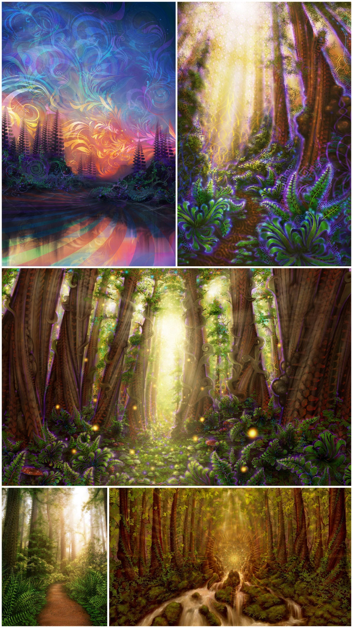 Forest Print Set - Etsy