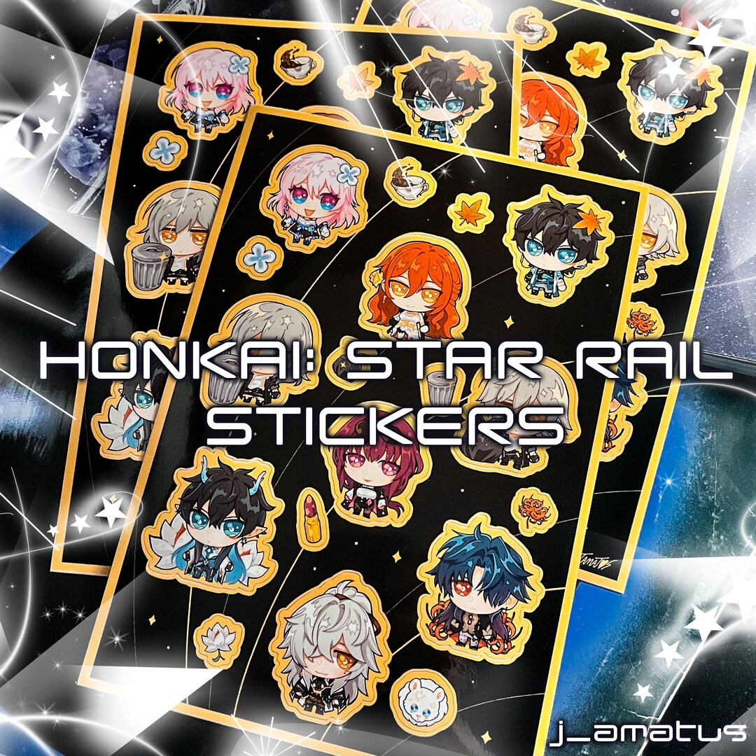 HONKAI: STAR RAIL Vinyl Stickers - Etsy