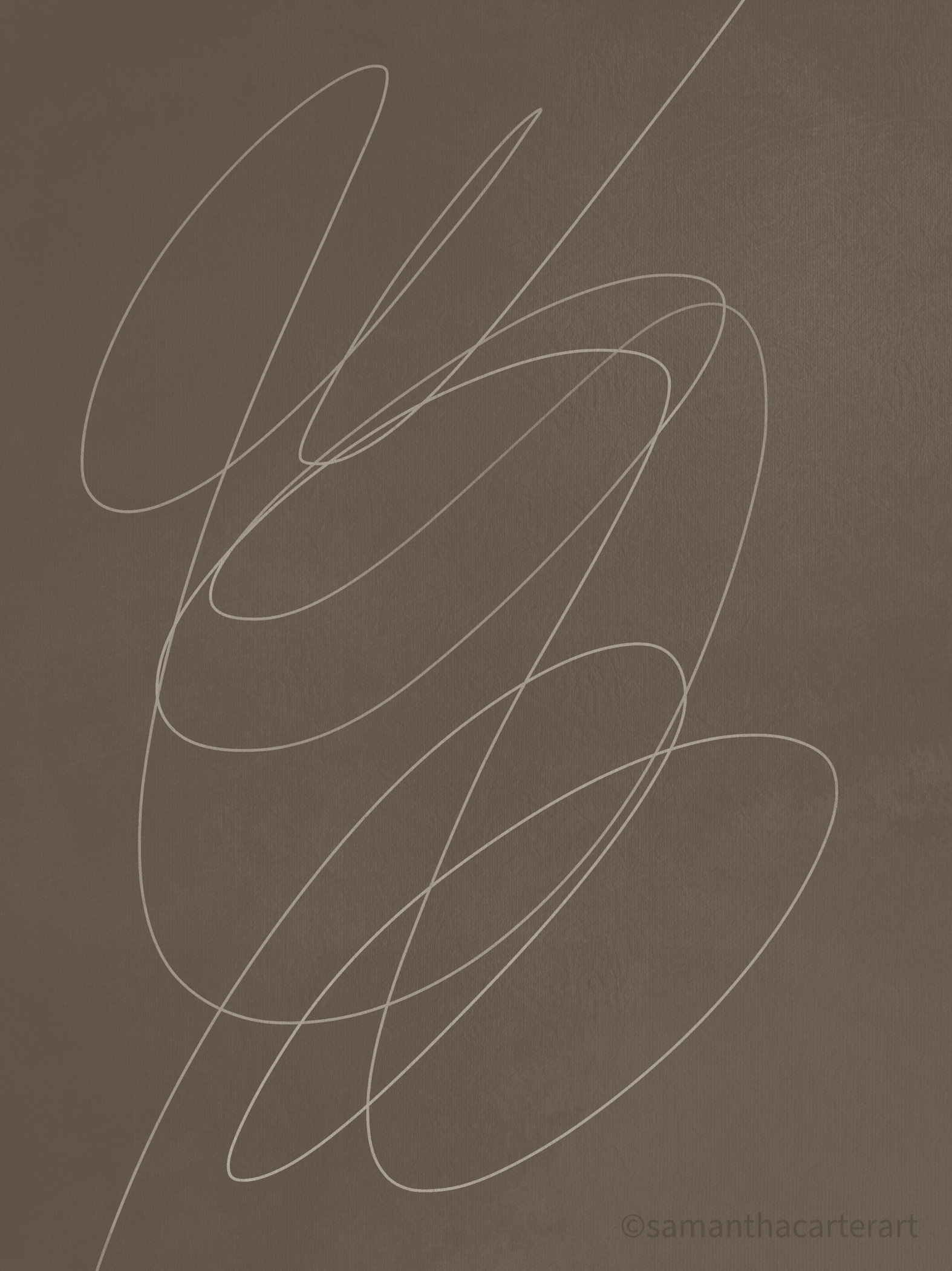 Warm Lines Abstract 1 - Digital Art Print - Etsy