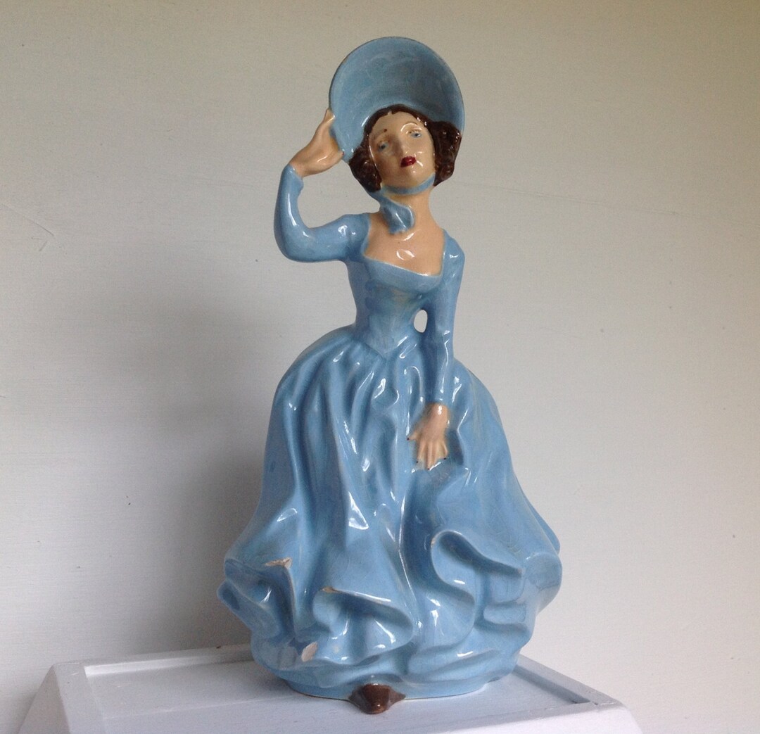 Vintage Figurine, Vintage 1950s, Statue, Vintage Lady, Lady, Vintage ...
