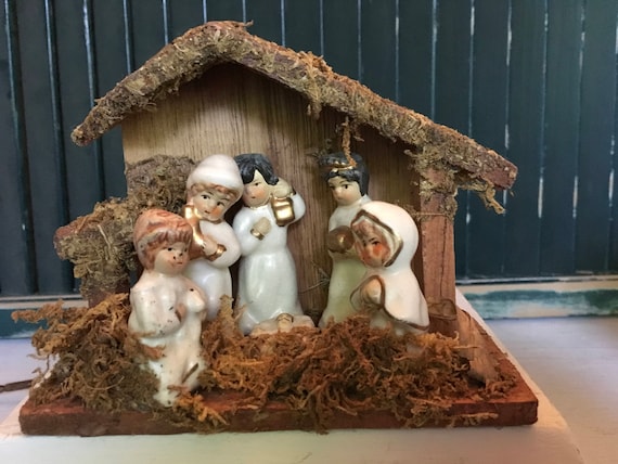 Vintage Nativity Nativity Scene 1960s Christmas Christmas - Etsy