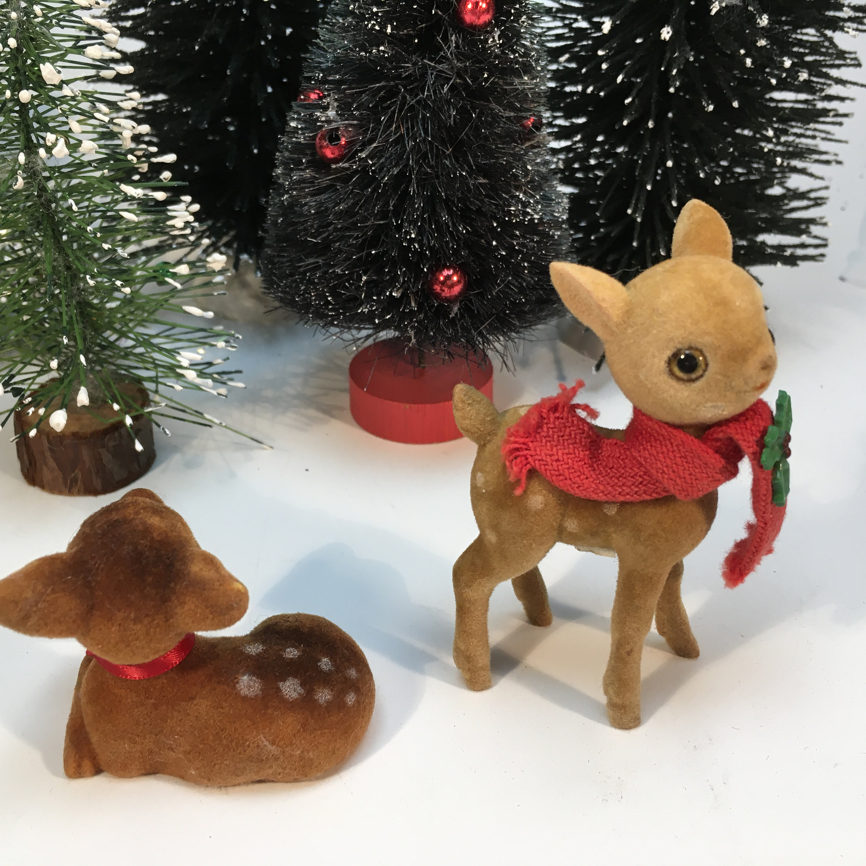 Vintage Reindeer 1980s Set/2 Reindeer Hallmark Reindeer | Etsy