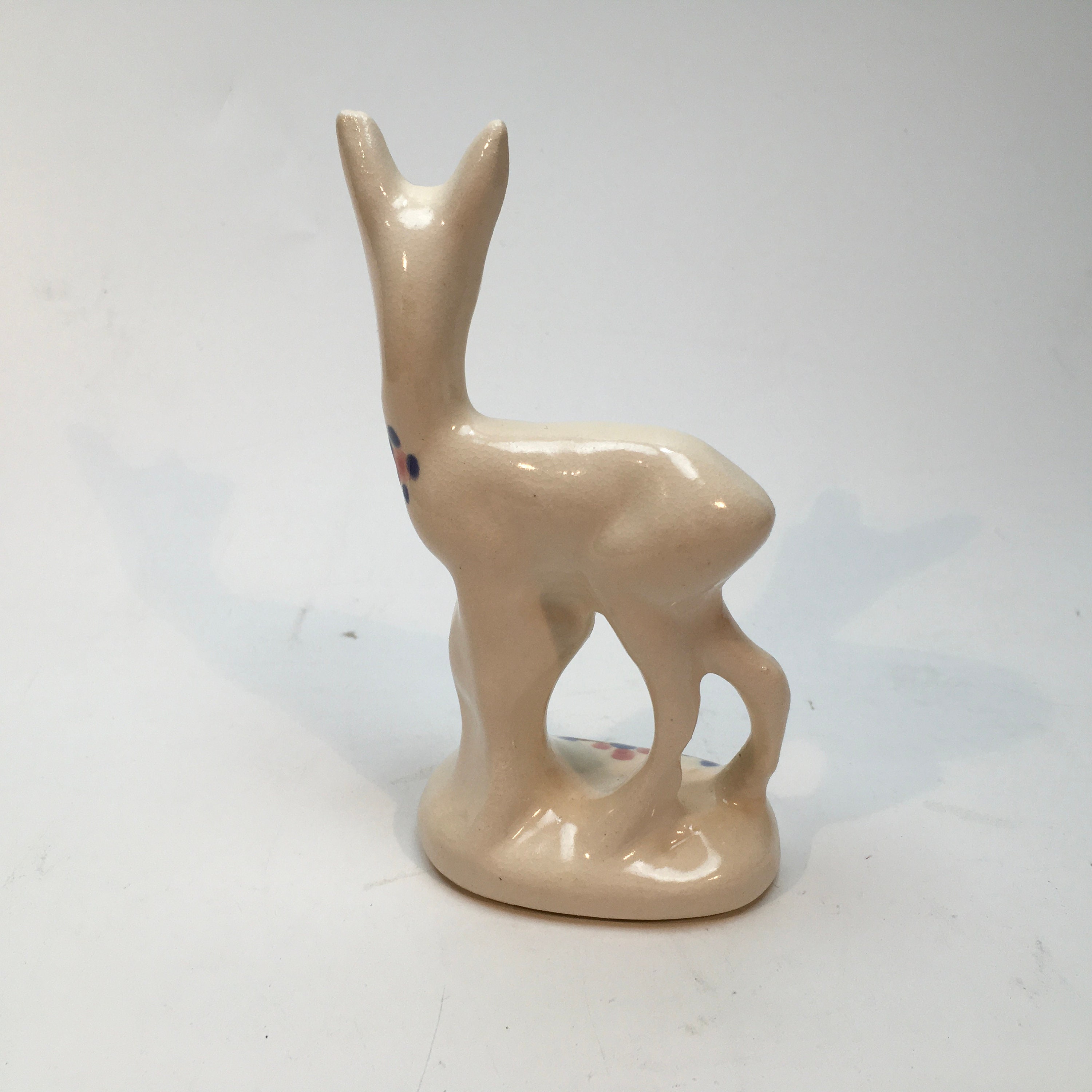 Vintage Ceramic Deer 1950s Deer Ceramic Deer Figurine | Etsy