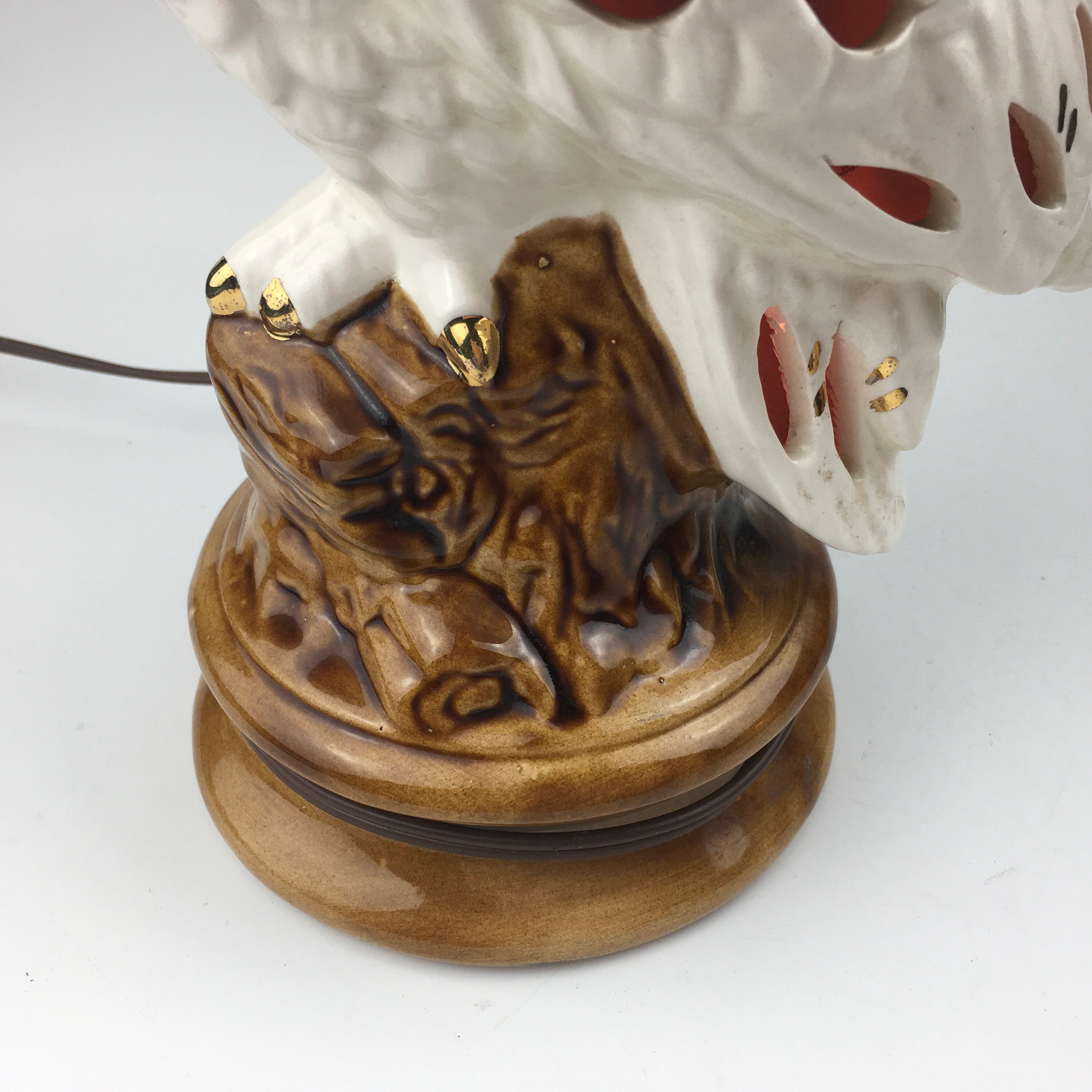 Vintage Owl Lamp LIT Owl Light 1960s 12 Owl - Etsy