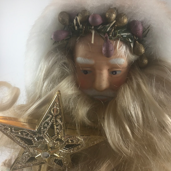 Santa Tree Topper - Etsy