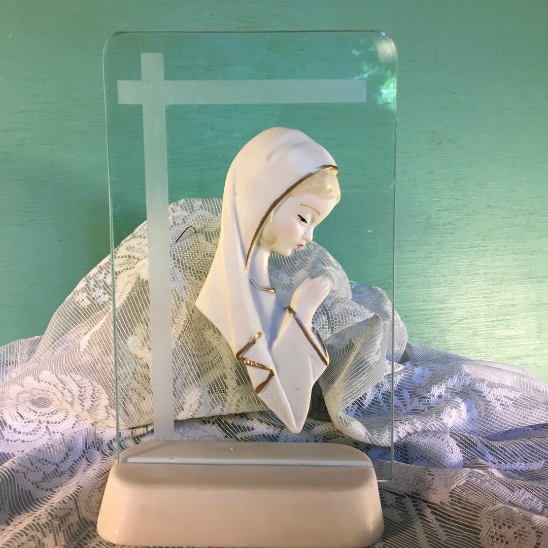 Madonna Figurine, Virgin Mary, Vintage, 1960s, Madonna, Religious ...