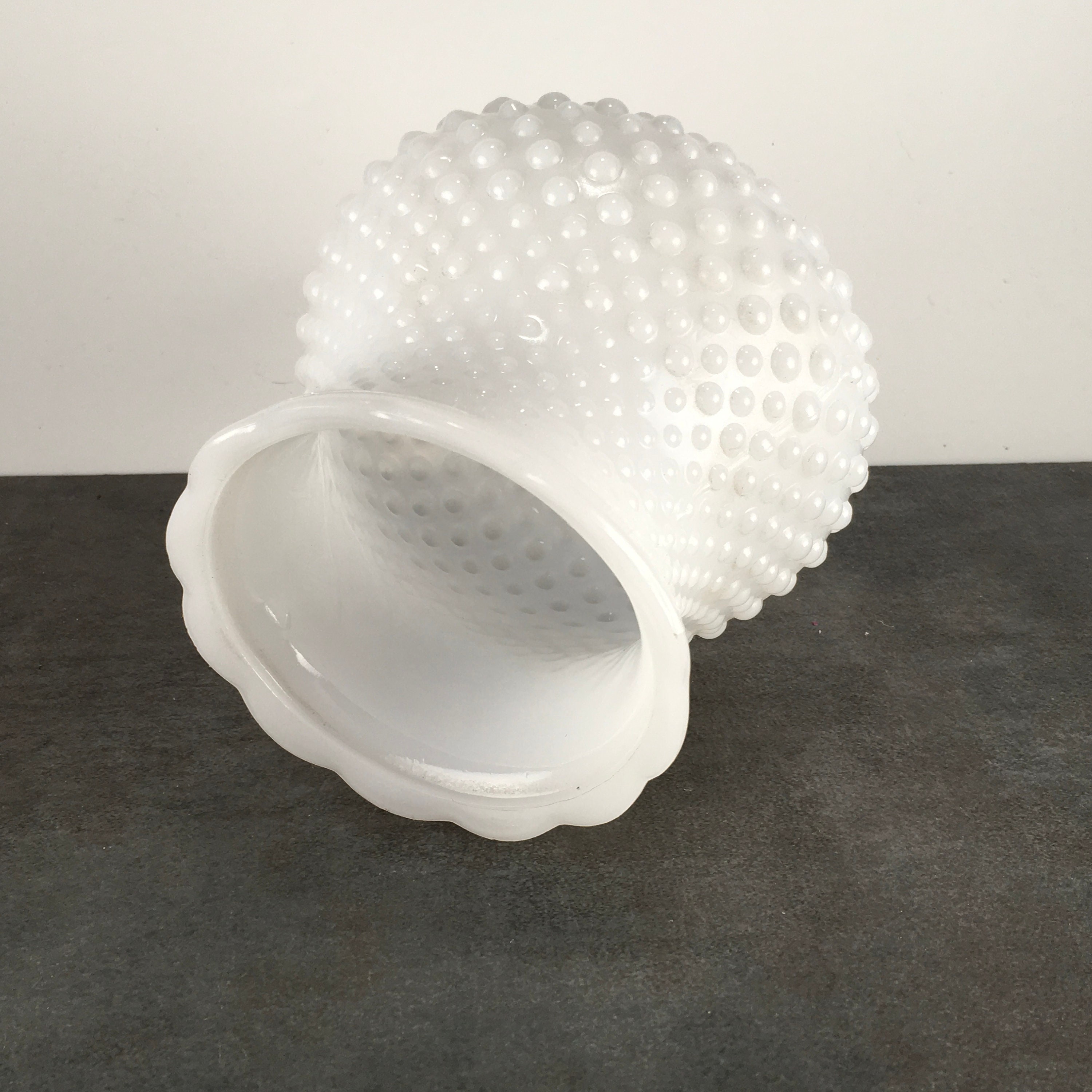 Milk Glass Vintage Milk Glass Replacement Shade 1960s | Etsy