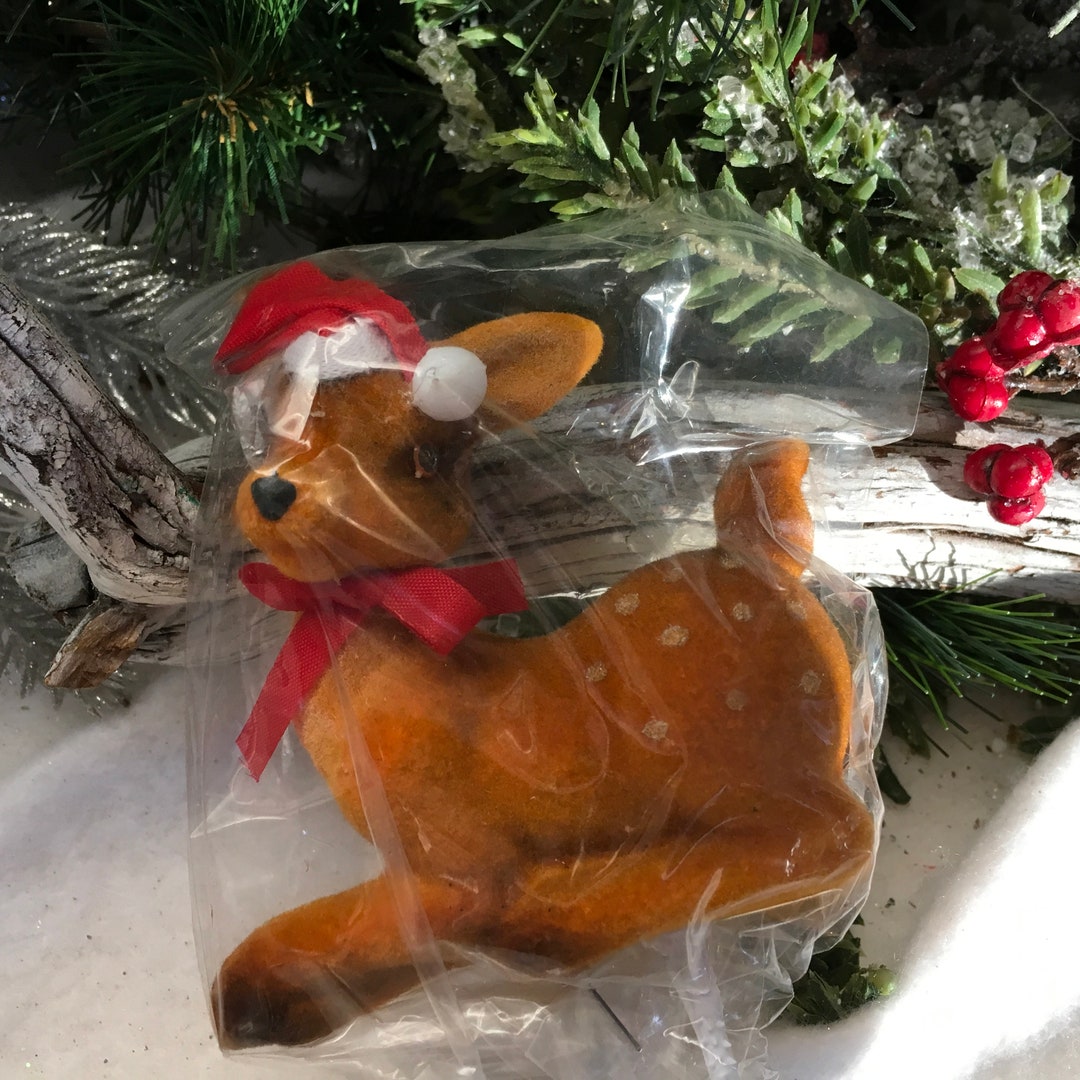 Vintage Christmas, Vintage Reindeer, 1970s, Plastic Reindeer, NIB ...