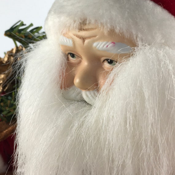 Vintage Standing Santa Standing Santa Claus 13 Red | Etsy