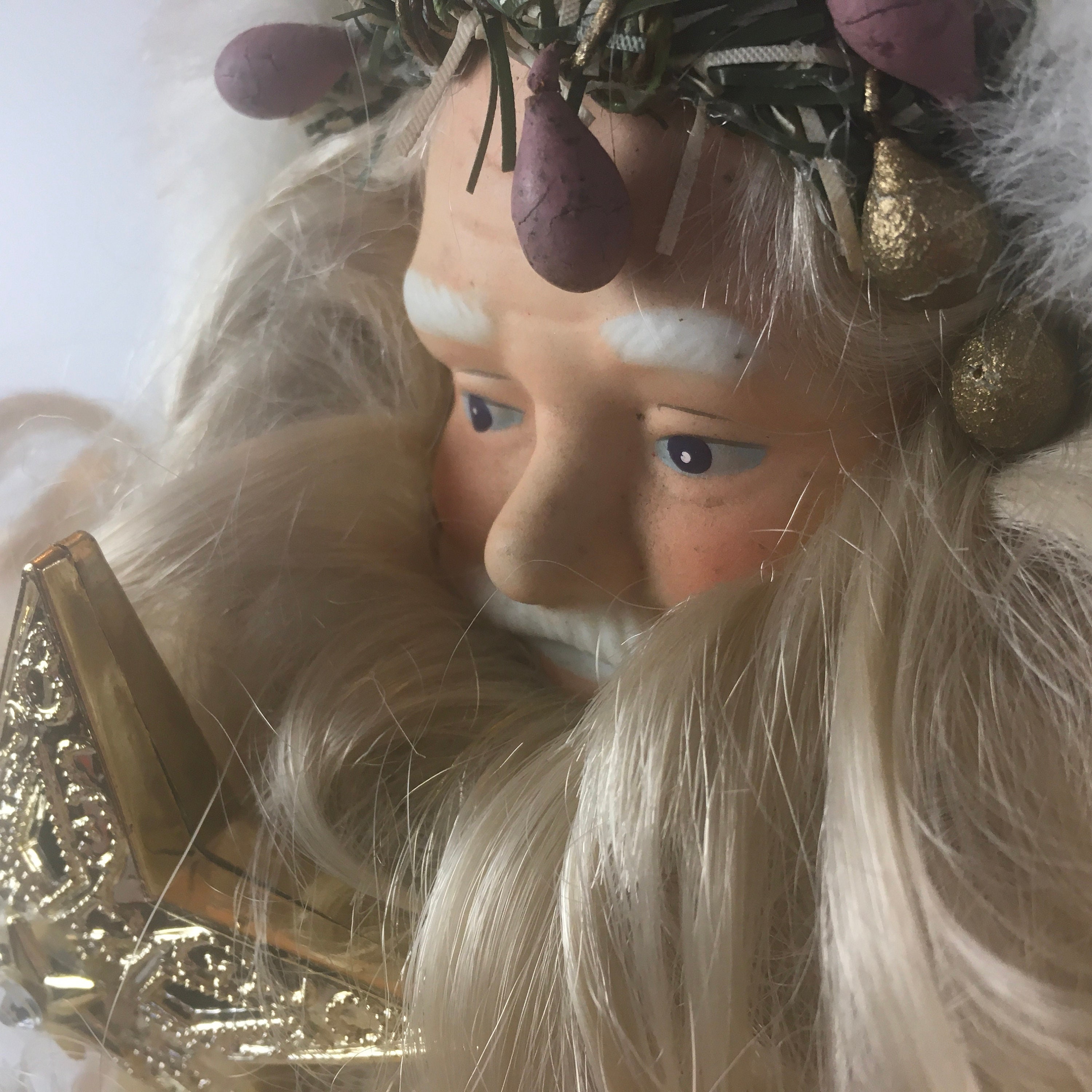Tree Topper, Santa, Vintage Christmas, Santa Tree Topper, Santa Claus ...