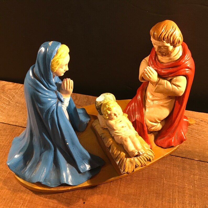 Vintage Christmas Nativity Set Nativity Scene Vintage - Etsy