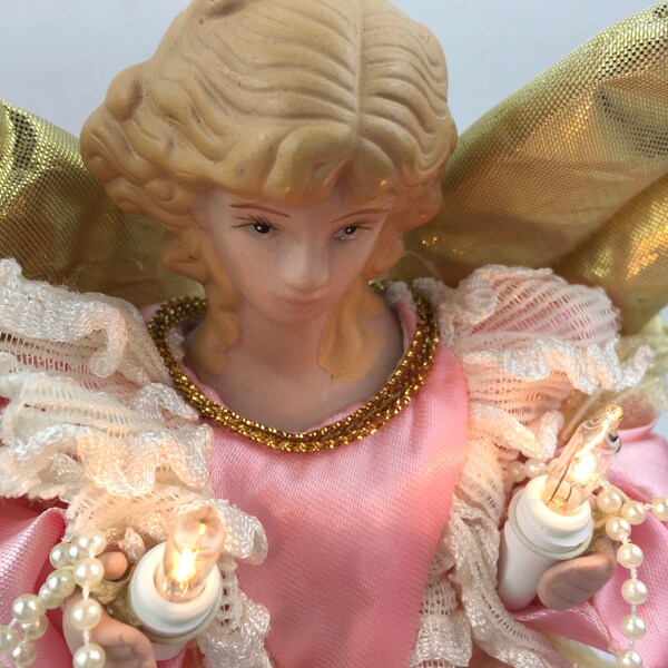 Pink Angel Tree Topper - Etsy