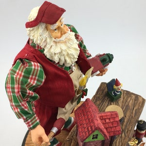 Vintage Standing Santa, Standing Santa Claus, 12", Toy Shop Santa ...