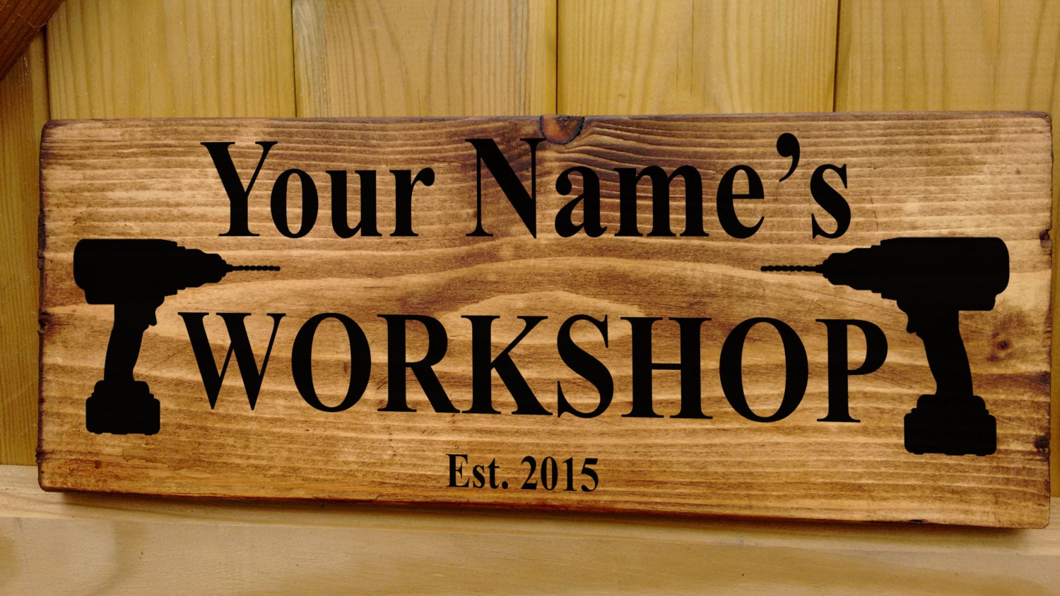Personalised Name Shed Garage Workshop Studio Door Sign Plaque - Etsy UK