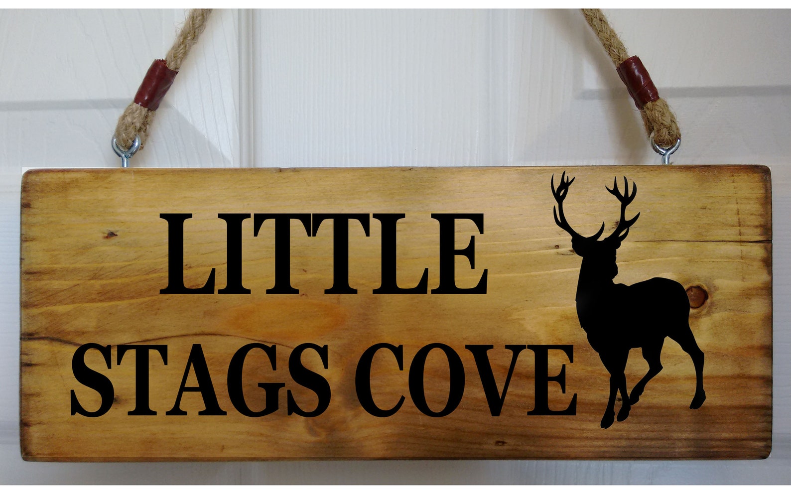 Personalised Stag Deer Sign House Name Forest Plaque Porch - Etsy