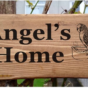 Personalised Budgie Aviary Cage or House Signs House Name - Etsy
