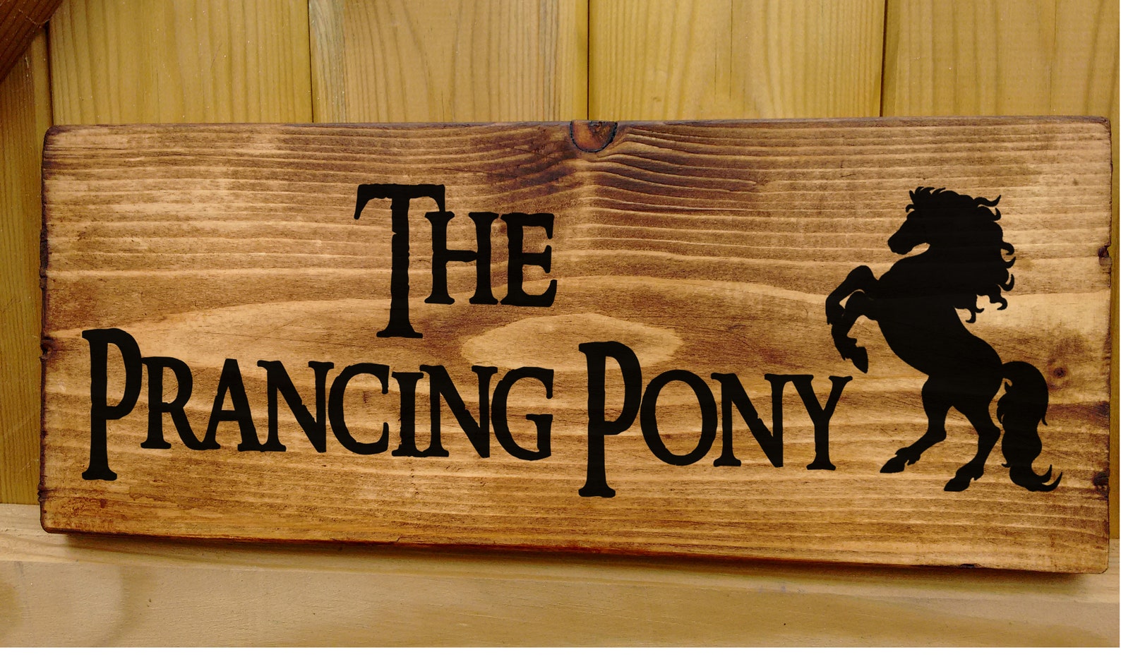 The Prancing Pony Lord of the Rings Sign House Plaque Porch - Etsy UK
