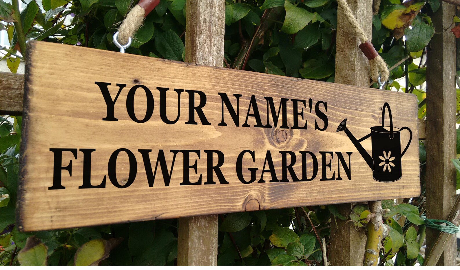 Personalised Flower Garden Sign Veg Patch Allotment Plot - Etsy