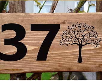 Oak Tree House Sign - Etsy UK