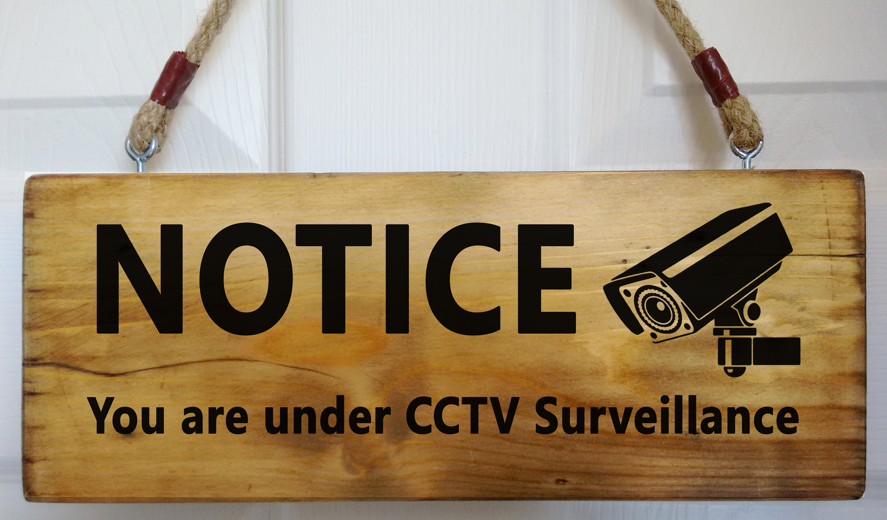 CCTV Security Warning Sign House Plaque Porch Conservatory - Etsy