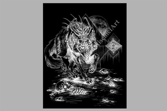 Demon Dog Art