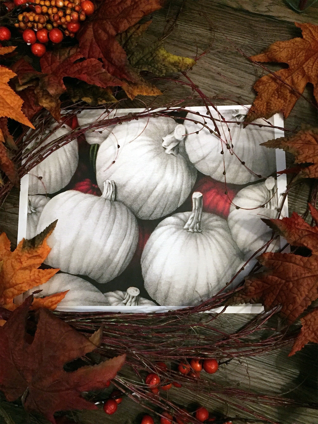 Fall Pumpkins, Art Print, October, Classic, Traditional Art - Etsy