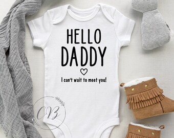 Hello Daddy Onesie® Hello Daddy Jumpsuit Hello Daddy - Etsy