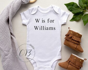 First Name Onesie®, Alphabet Name Onesie®, N is for Name Onesie ...