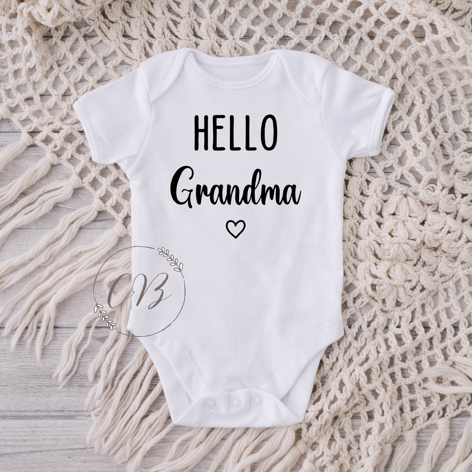 Hello Grandma and Grandpa Hello Grandma Hello Grandpa | Etsy