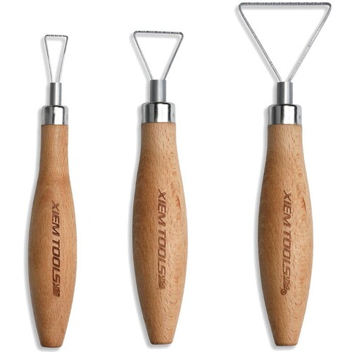 02 PRO Sculpting Triangle Rake and Clay Trimming Tool Pottery - Etsy