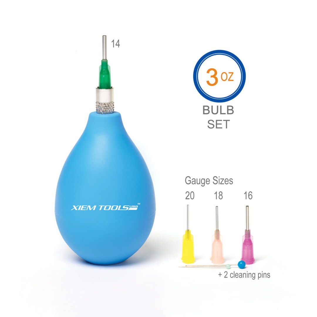 3oz Bulb Precision Tip Applicator Set, Xiem Precision Applicators ...